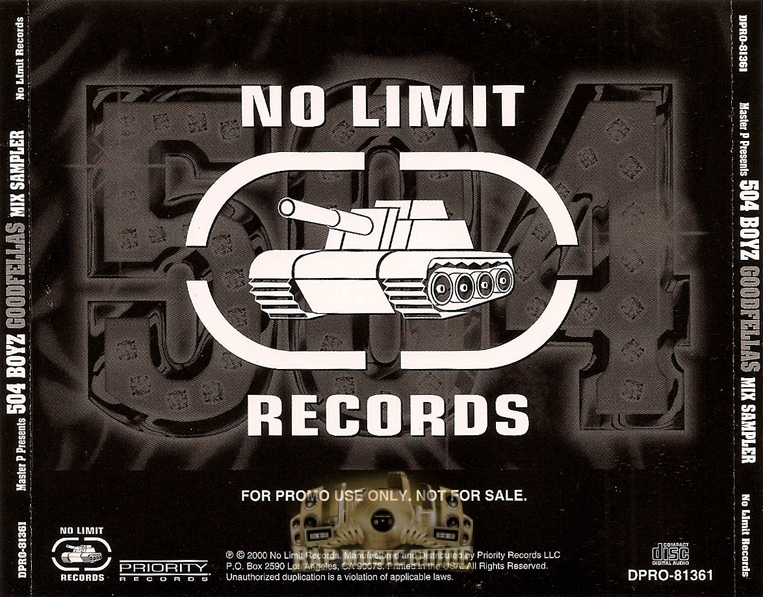 504 Boyz - Goodfellas Mix Sampler: Promo. CD | Rap Music Guide